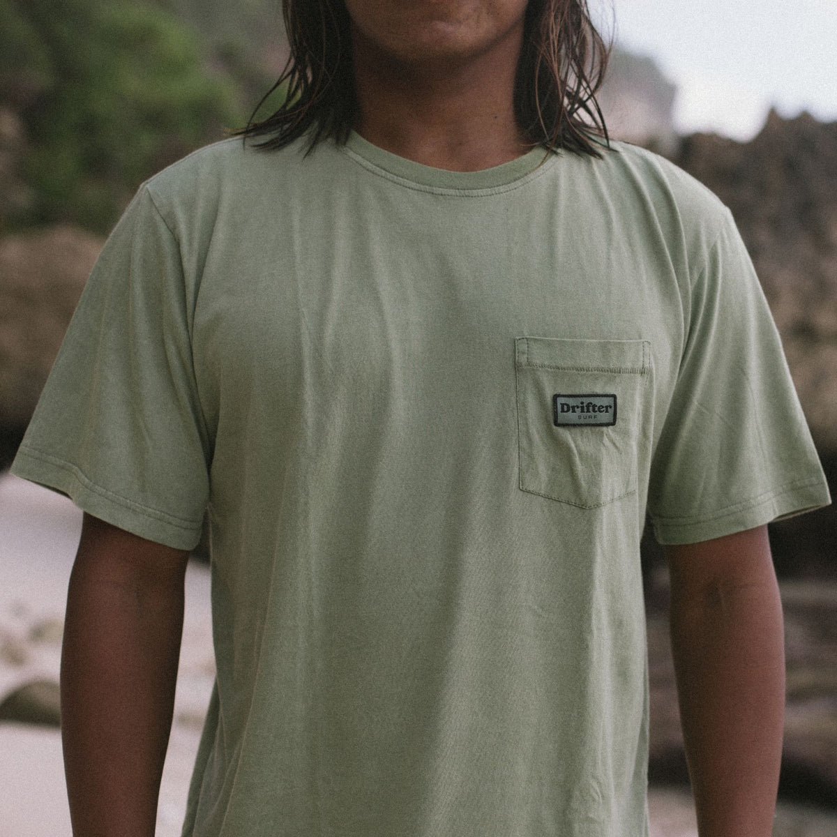Drifter Surf Patch Pocket Tee
