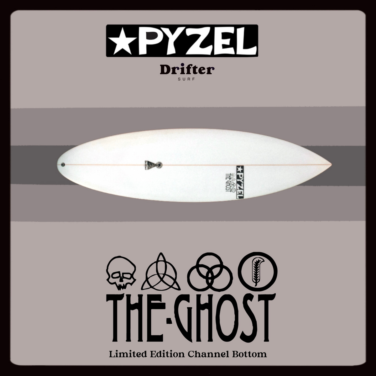 Pyzel x Drifter - Channel Bottom Ghost – Drifter Surf